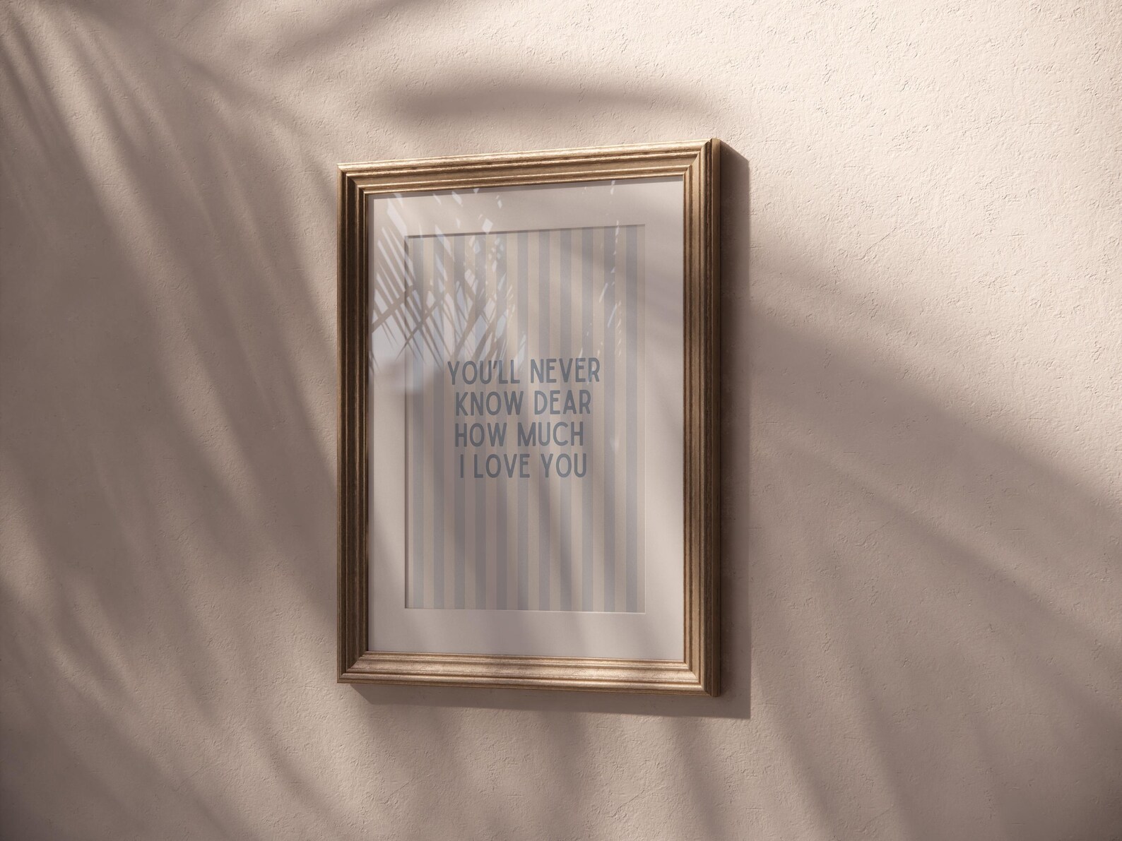 You'll Never Know Dear How Much I Love You Nursery Wall Art | Farmhouse ...