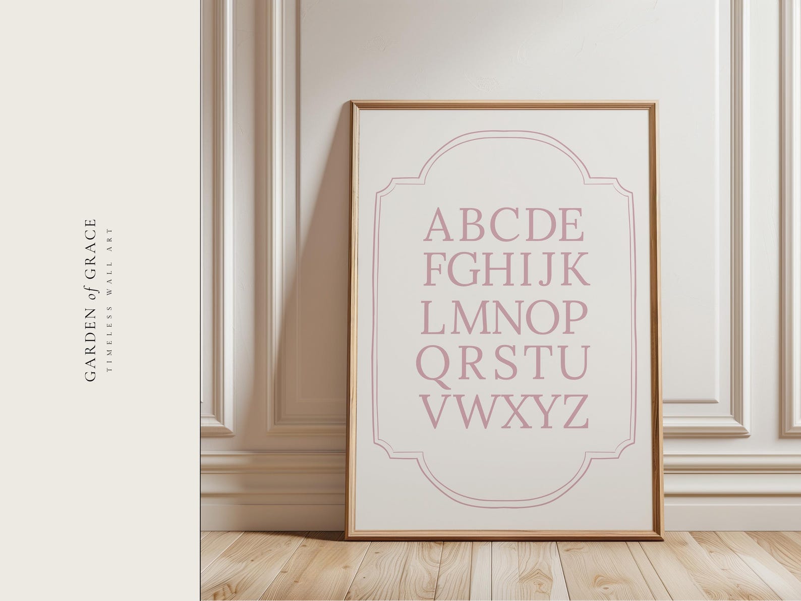 Toile Teddy Bear and Alphabet Nursery Wall Art Set of 2 | Farmhouse Kid ...