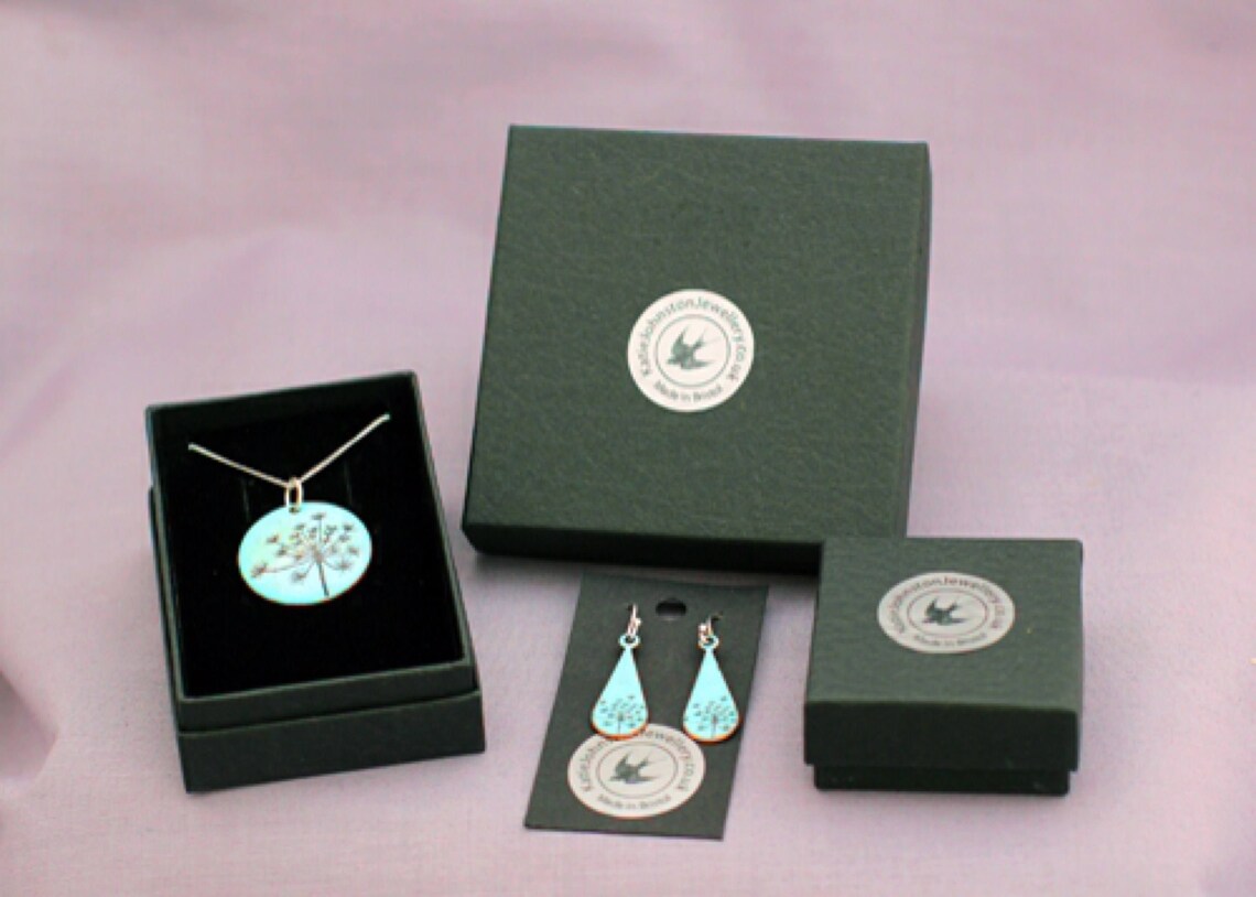 Dandelion Pendant Enamel Circular Dandelion Pendant. Nature | Etsy