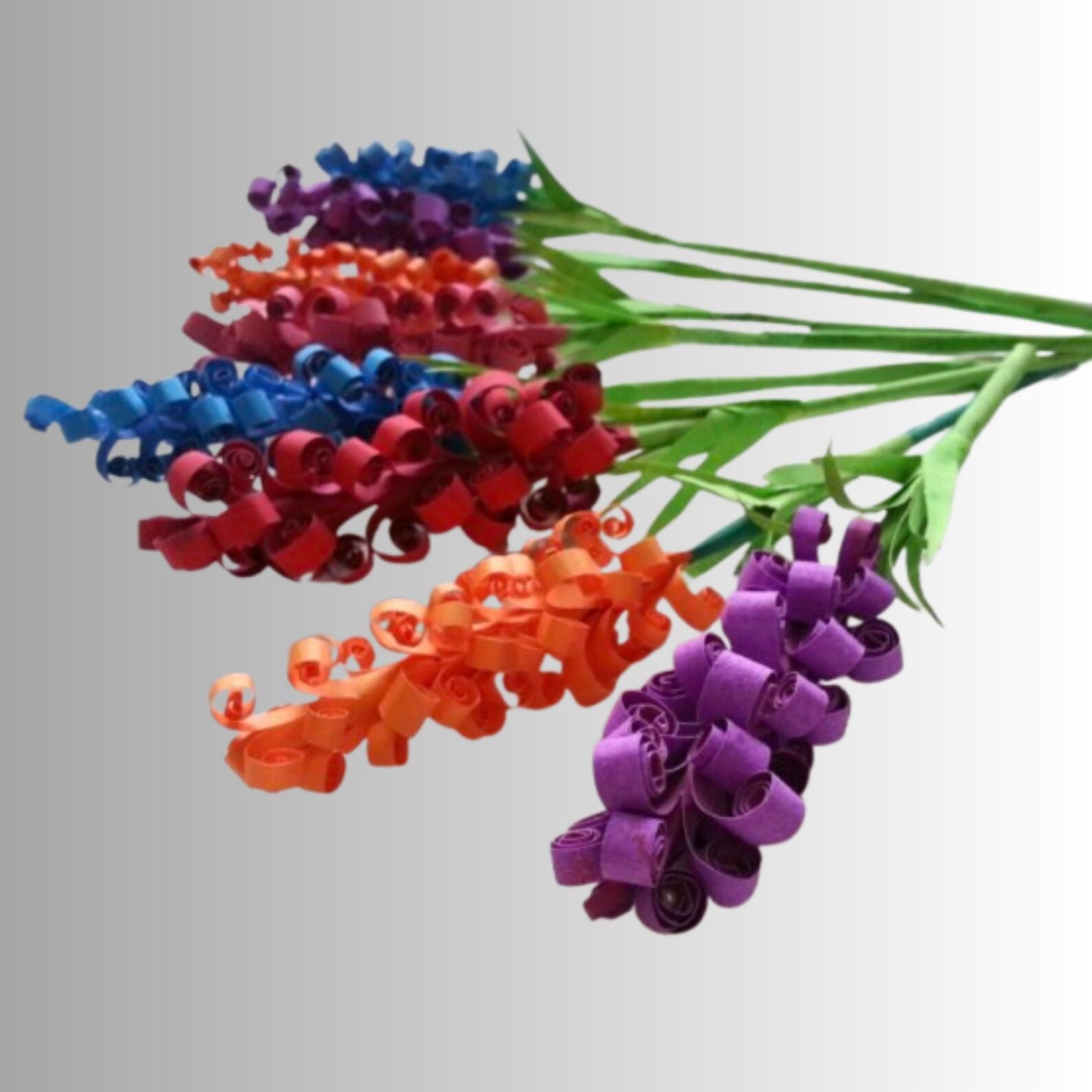 Quilled Hyacinth Paper Flower Pattern: DIY Bouquet Template (PDF ...