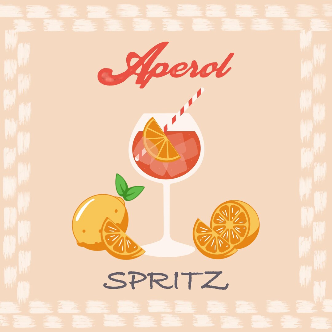 Aperol Spritz - Etsy