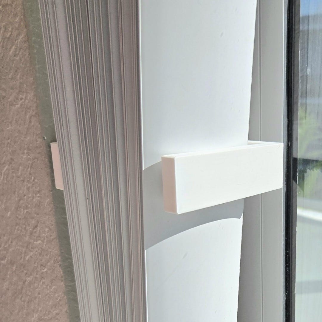 Wall Mounted 3D Printed Vertical Blind Holdback / Curtain - Etsy