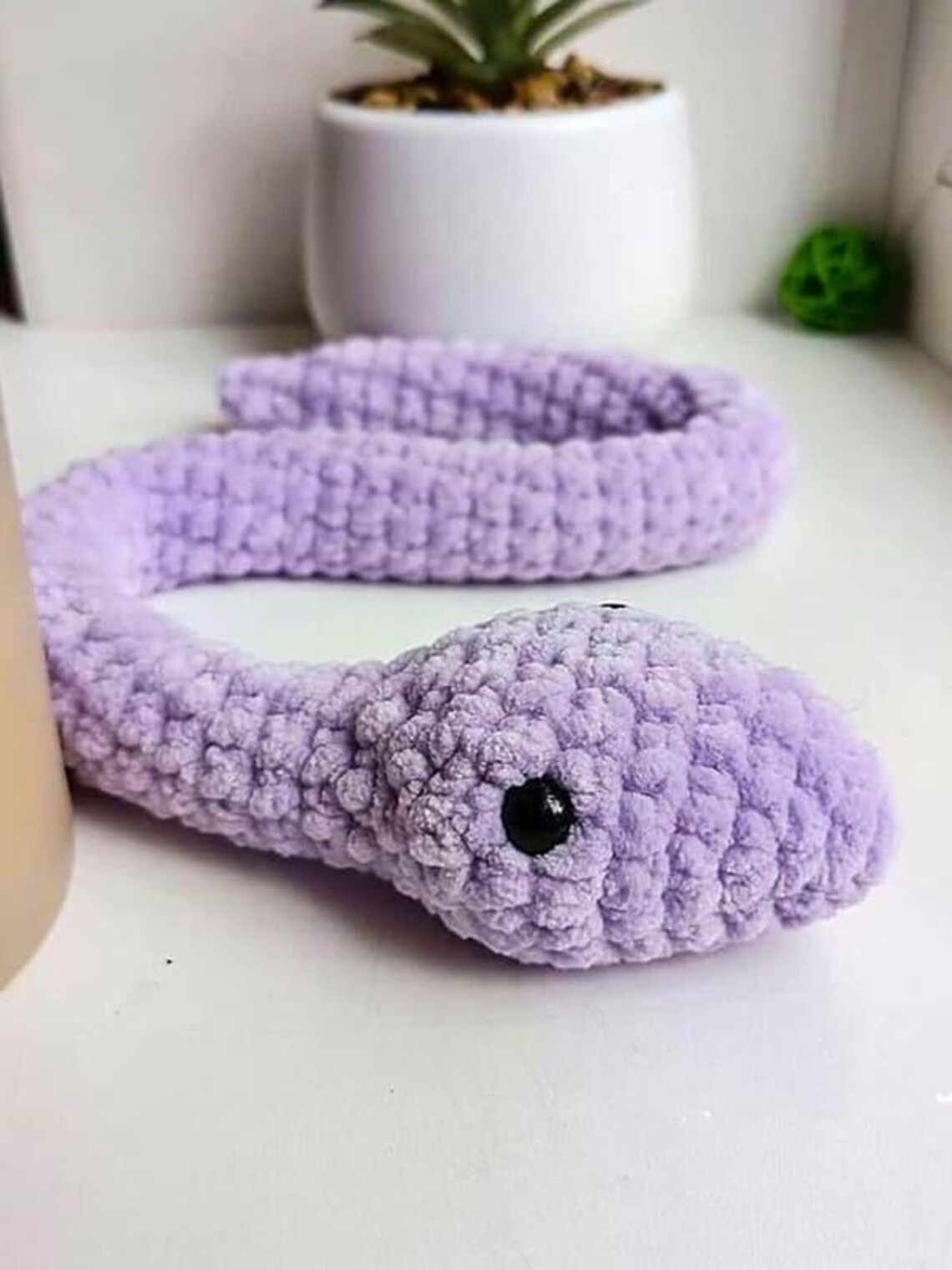 Snake Plush Crochet Pattern No Sew Do It Yourself Amigurumi Tutorial ...