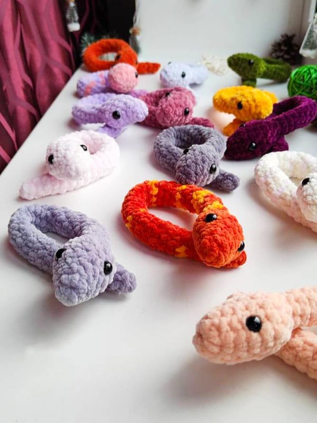 Snake Plush Crochet Pattern No Sew Do It Yourself Amigurumi Tutorial ...