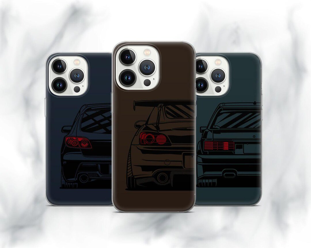 JDM Car Phone Case – Minimalist Turbo Racer for iPhone 16 15 14 Pro Max ...
