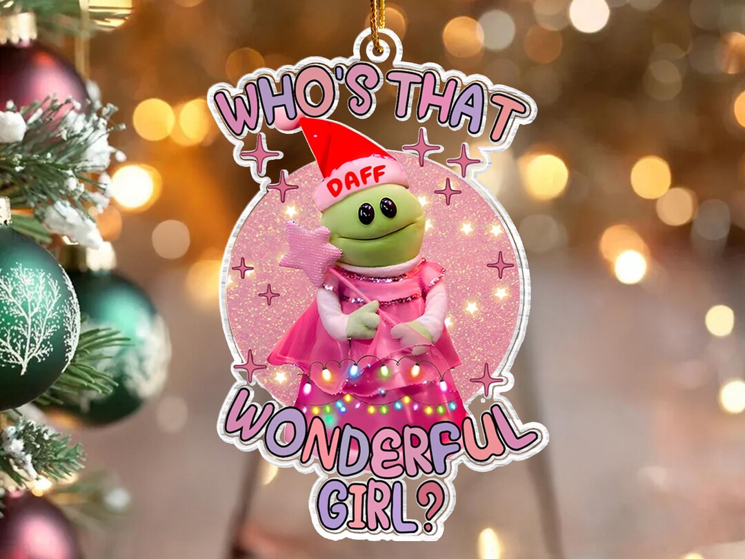 Nanalan Who's That Wonderful Girl Ornament, Nanalan Christmas Ornament ...