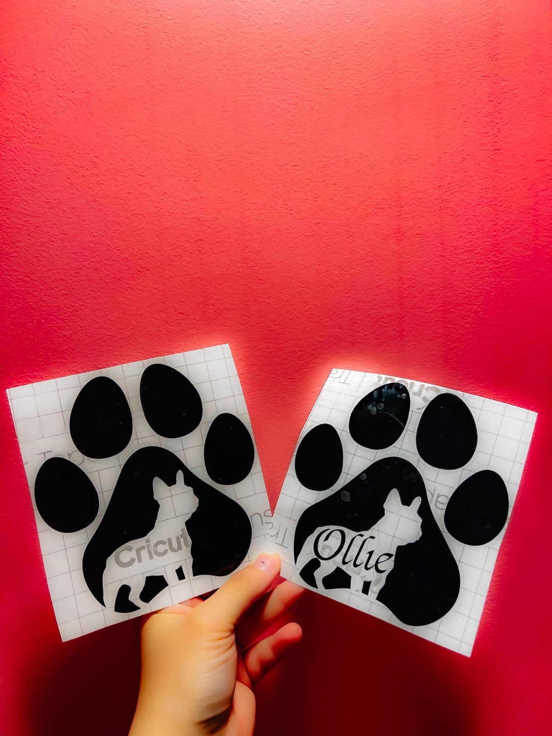 Frenchie Heart Decal - Etsy