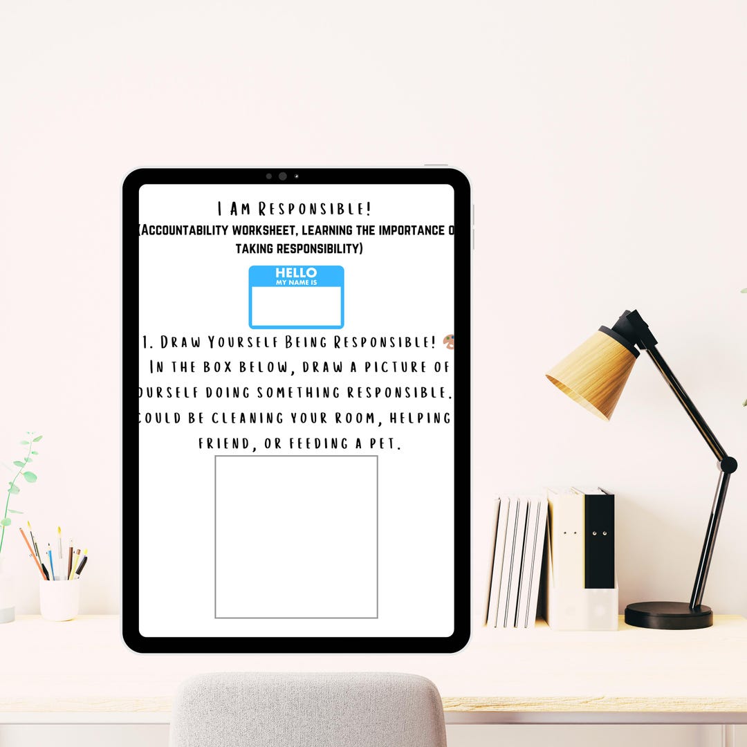 Responsibility Worksheets for Kids (ages 5-8) – Life Skills Printable ...