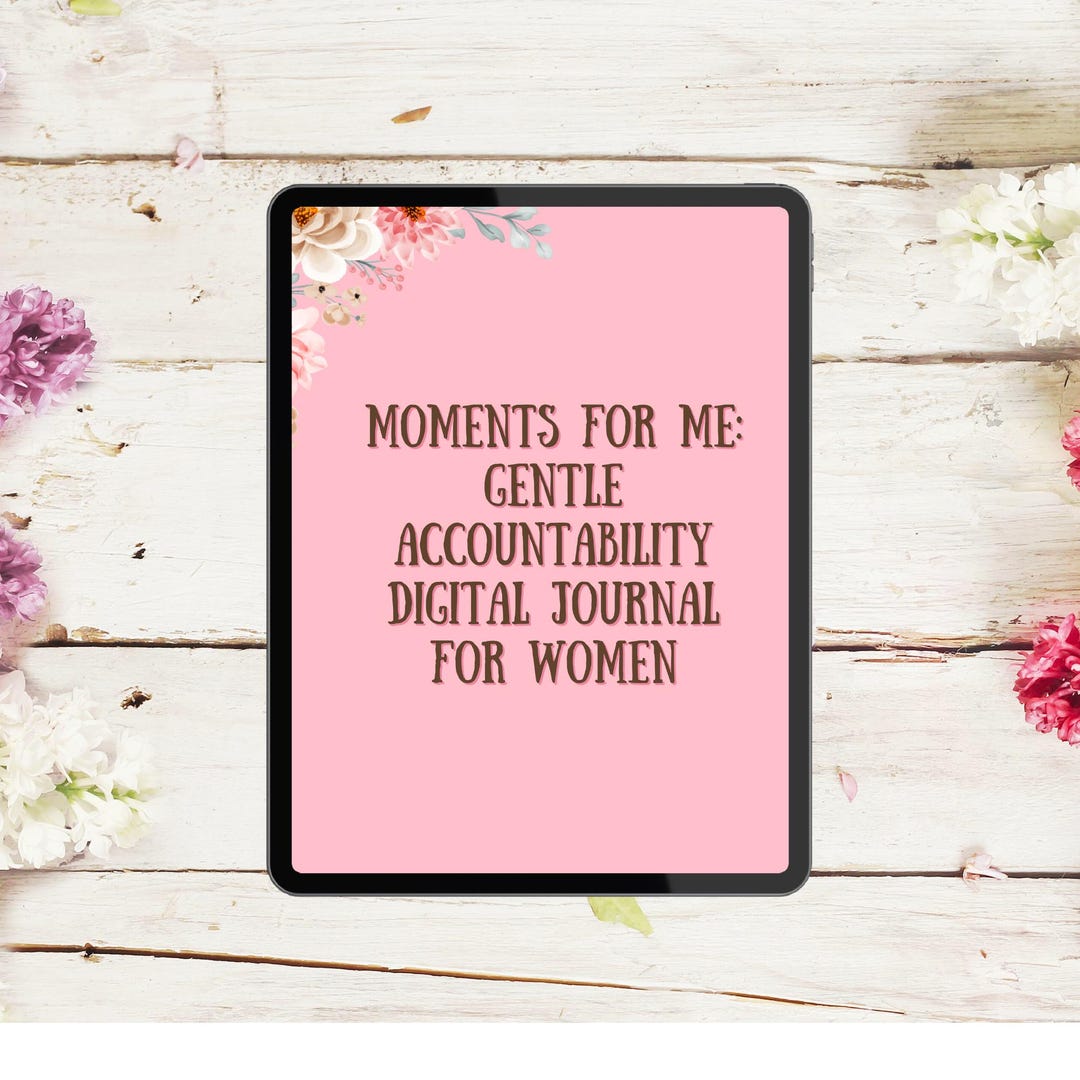 Printable Digital Accountability Journal for Women | Self Love Journal ...