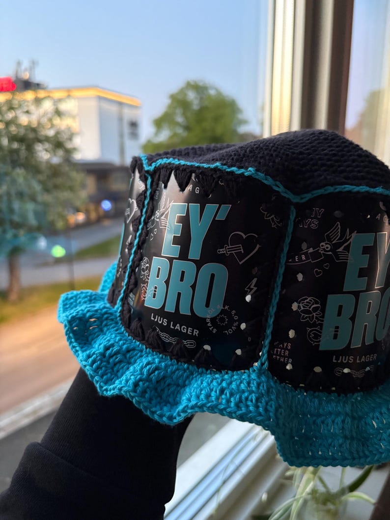 Virkmönster Till ölhatten - Etsy