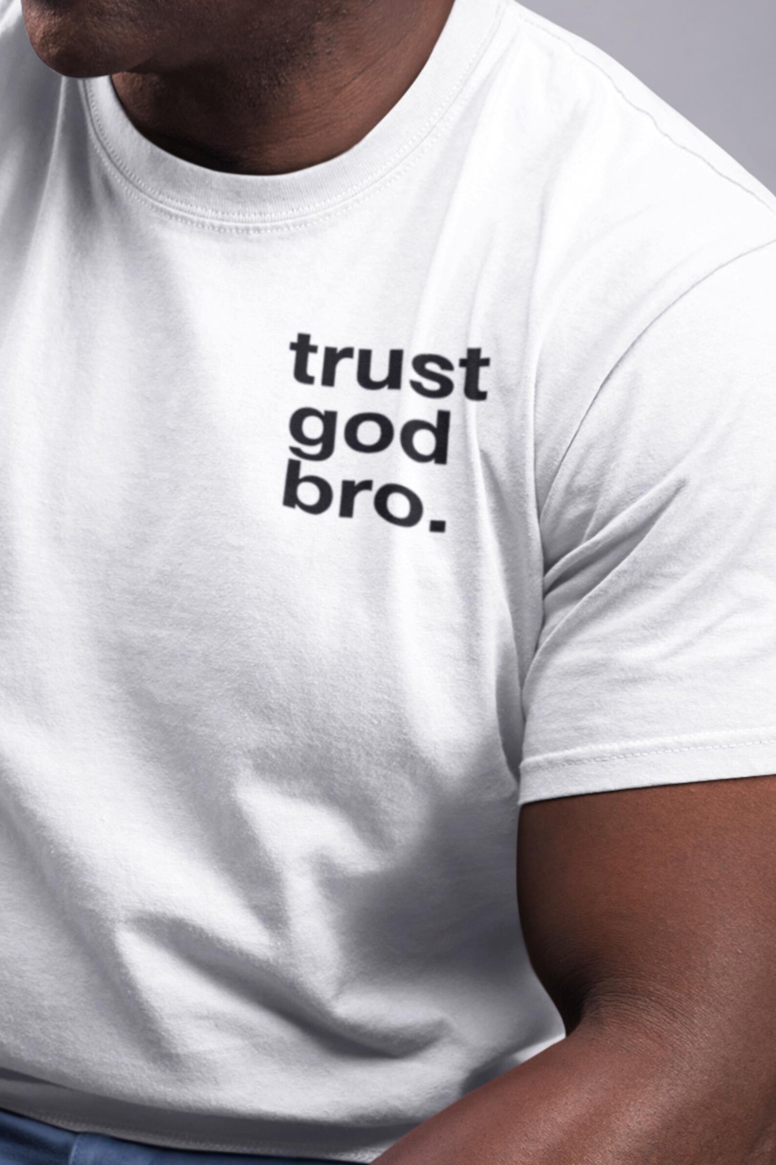 Trust God Bro T-shirt: Christian Streetwear, Faith-based Graphic Tee - Etsy