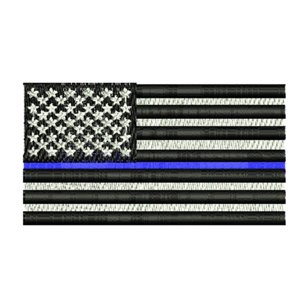 Flag Logo Embroidery Design - Wilcom ES-65 | Tajima Machine | 3 Colors ...