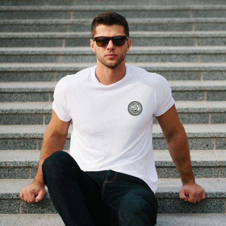 Navy Logo Twill Embroidery Design | Bold & Professional | Ultra High ...