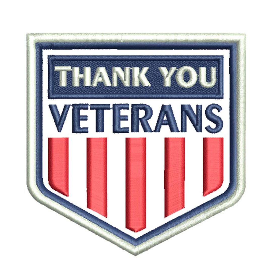 Veterans Day Logo Embroidery Design | Patriotic | Digital File | Tajima ...