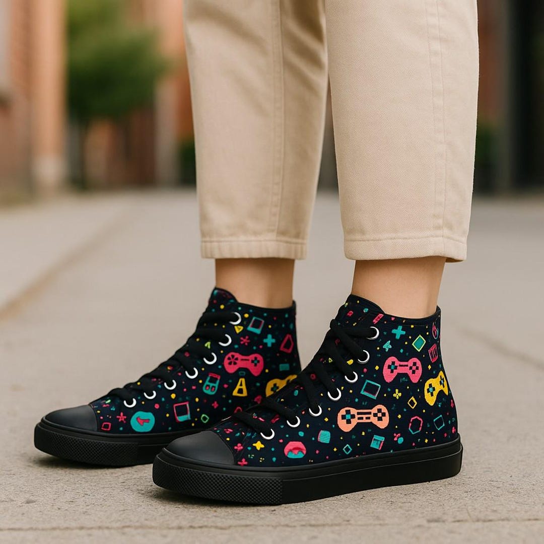 Arcade Gamer Hightops - Etsy