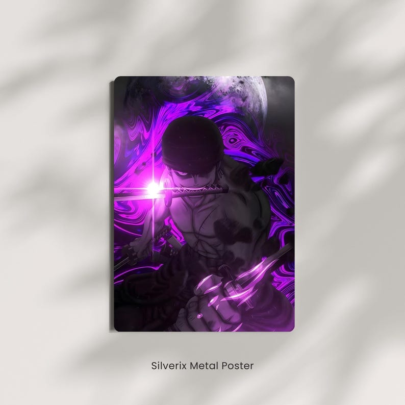 Anime Metal Poster, Japanese Style Print, Otaku Room Decor, Manga ...