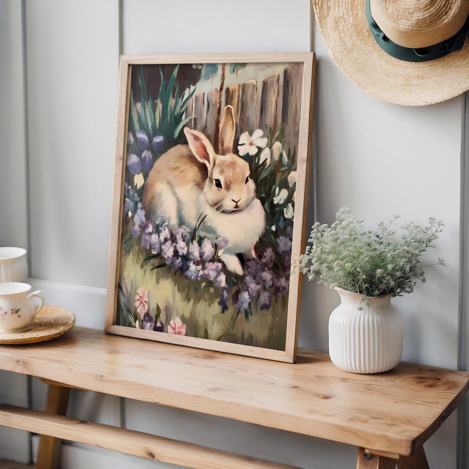 Cottontail Dreams | Poster Print - Watercolor Springtime Wall Art ...