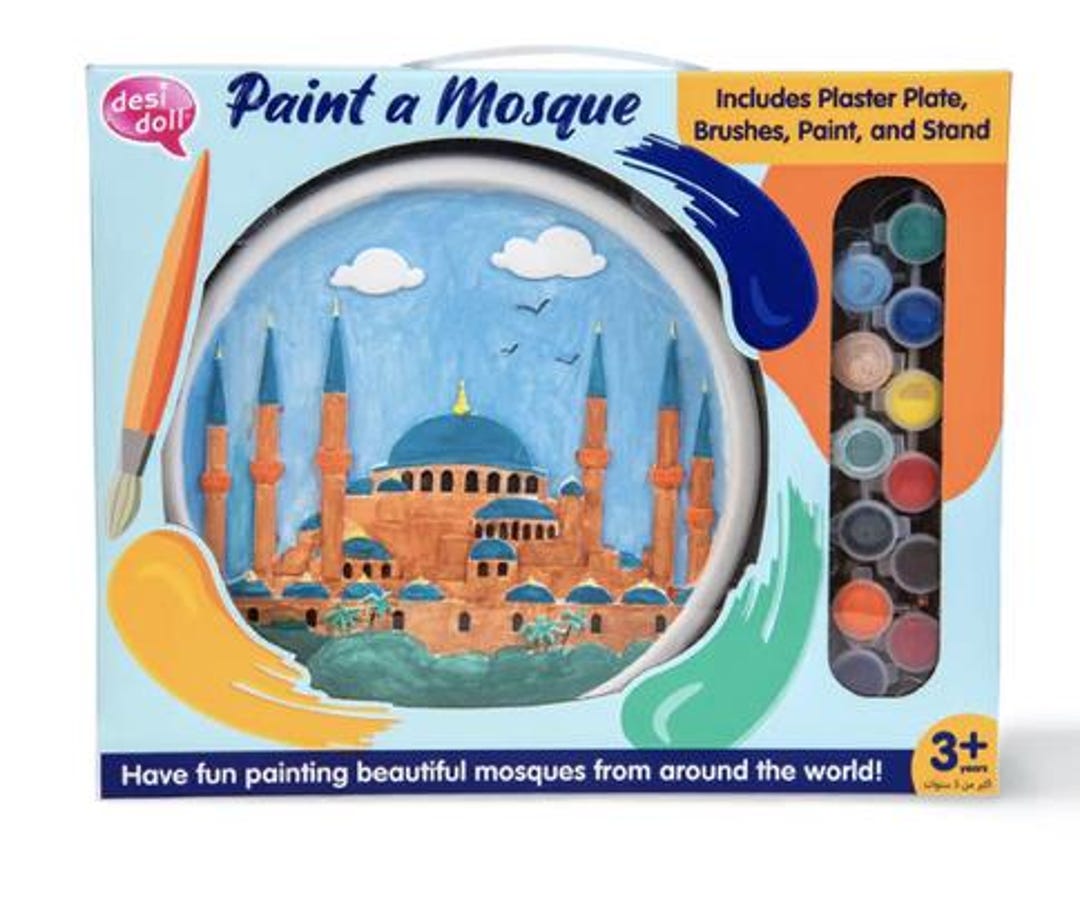 Paint a Mosque - Islamic Gifts for Children - Etsy
