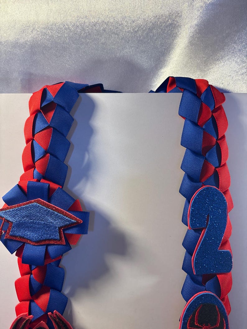 Spider-man Embroidered Graduation Lei - Etsy