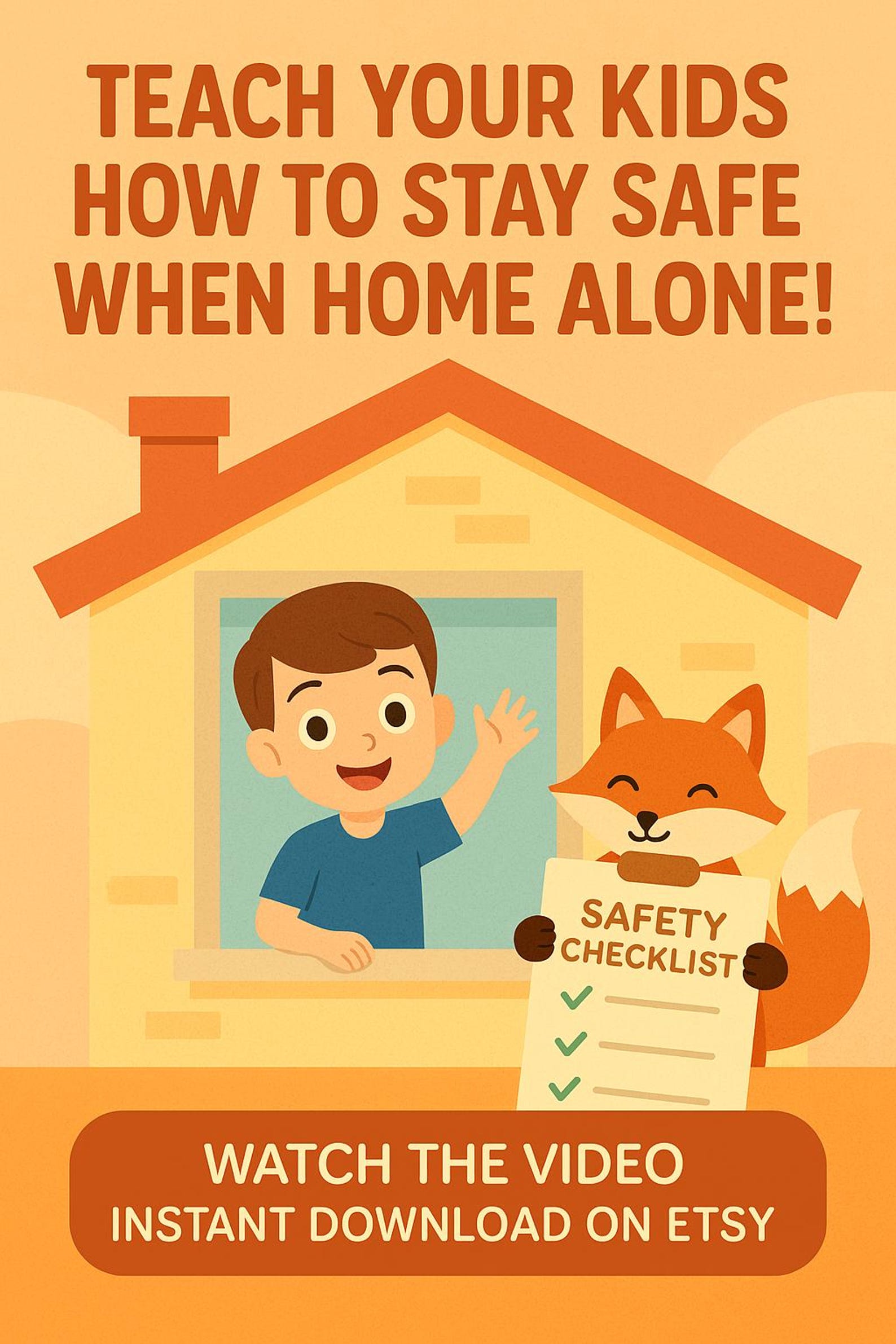 Home Alone Safety Training Video for Kids - Etsy