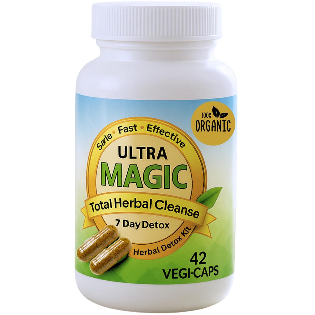 Ultra Magic Detox™ 7 Day Herbal Cleanse - Organic Detox Kit - Etsy