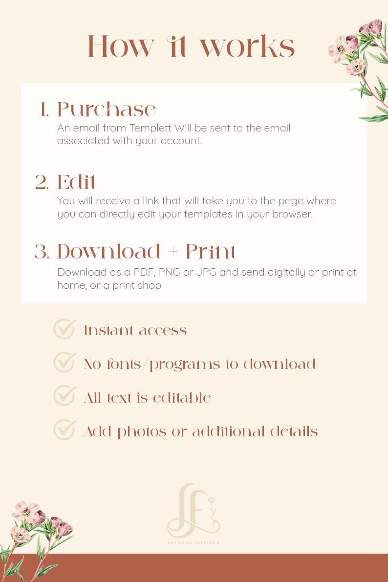 Bridal Shower Invite Jessica Template, Yellow Orange Wildflower Bridal ...