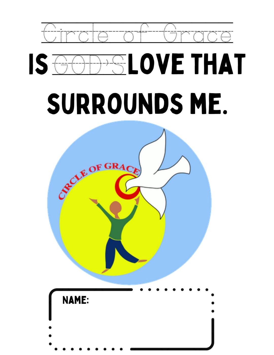 Circle of Grace Activity Packet - Etsy