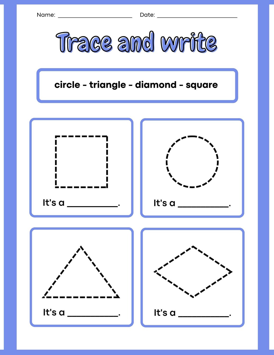 Shapes Activity Busy Book: Fine Motor Skills (PDF Pattern) - Etsy