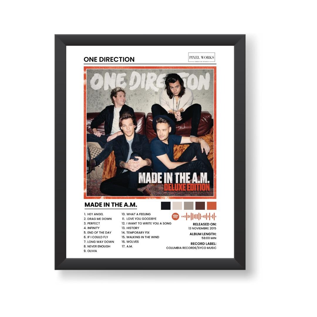 One Direction Poster Made in the A.M. - Etsy