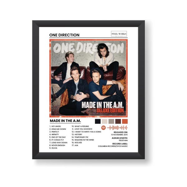 One direction poster - Etsy México