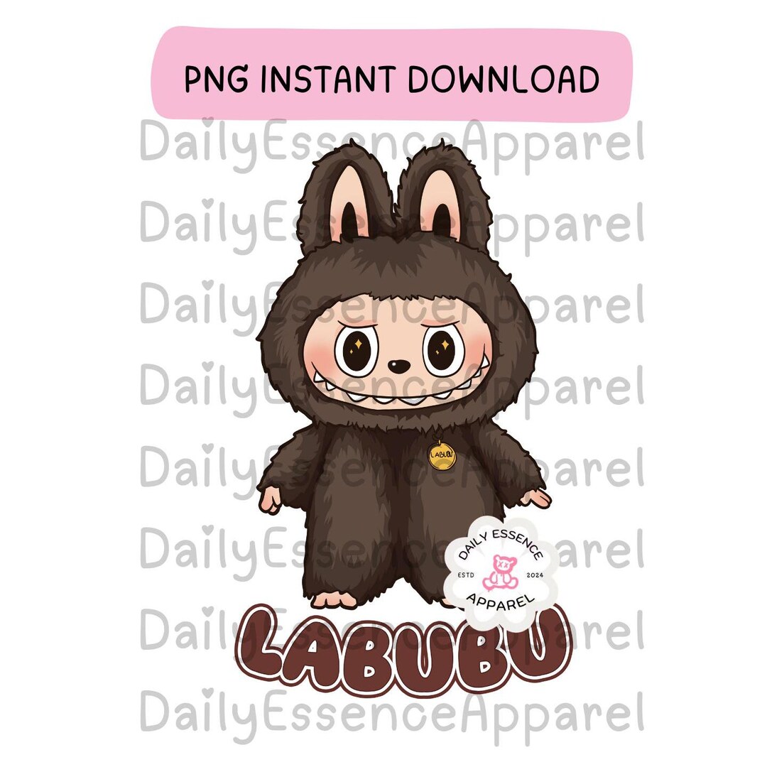 Labubu the Monsters Zimomo Cute Kawaii PNG Instant Digital Download ...