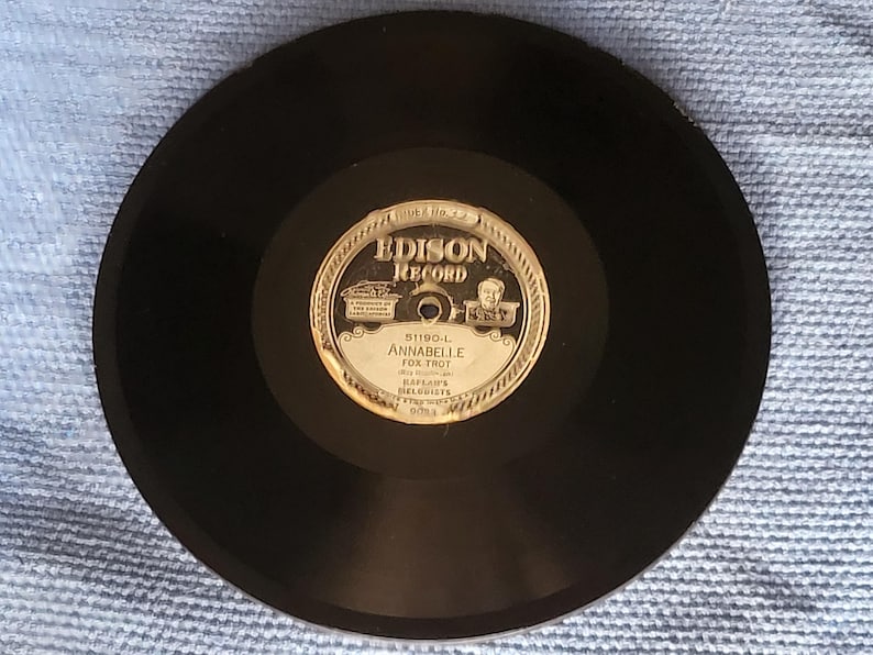 Vintage EDISON RECORD: Rpm 10 Edison Diamond Disc Record - L Dream of a ...