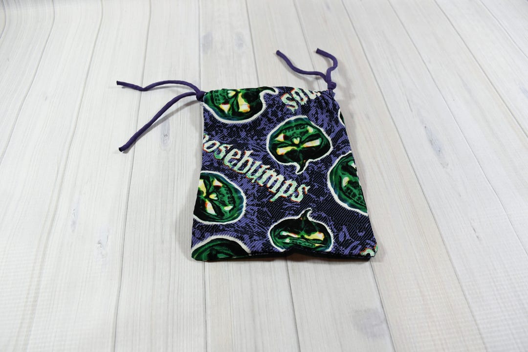 Goosebumps Inspired Drawstring Bag, Party Favor, Dice Bag (5x7 Inch) - Etsy