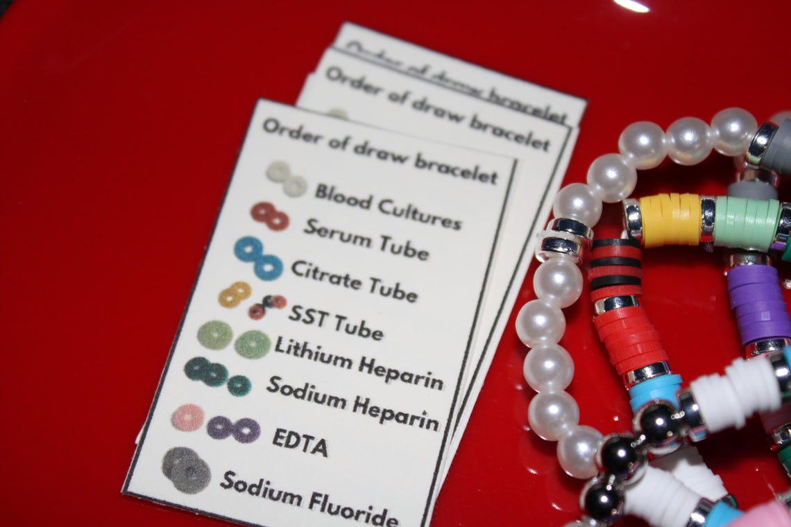 Order of Draw Bracelet (pack of 5) - Etsy