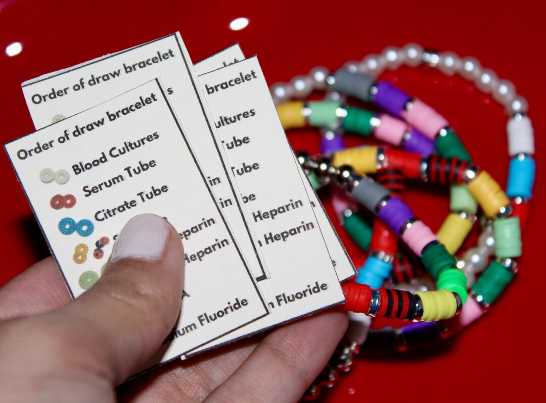 Order of Draw Bracelet (pack of 5) - Etsy