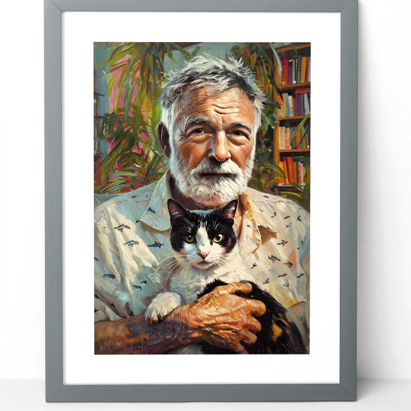 Hemingway Cat - Etsy