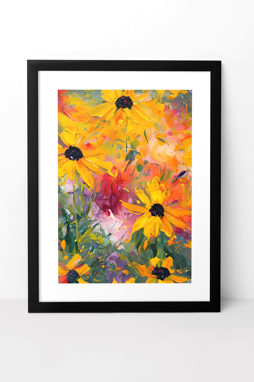 Maryland State Flower Black-eyed Susan Art Print, State Flower Wall Art ...