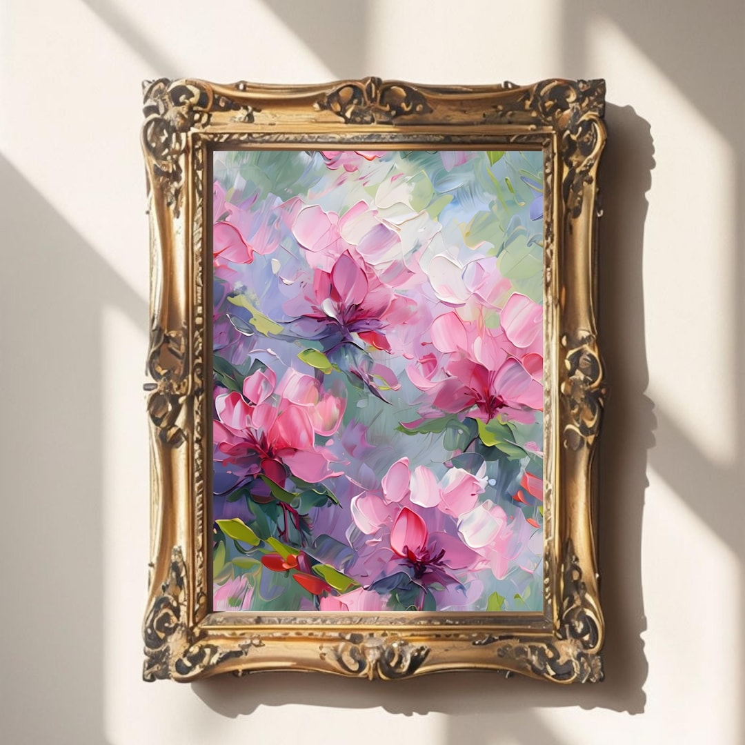 Modern Cottage Azaleas Flower Wall Art – Georgia State Flower ...