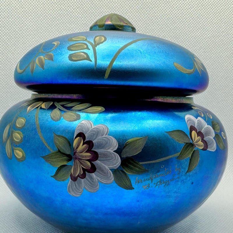 Fenton Glass Box With Lid - Etsy
