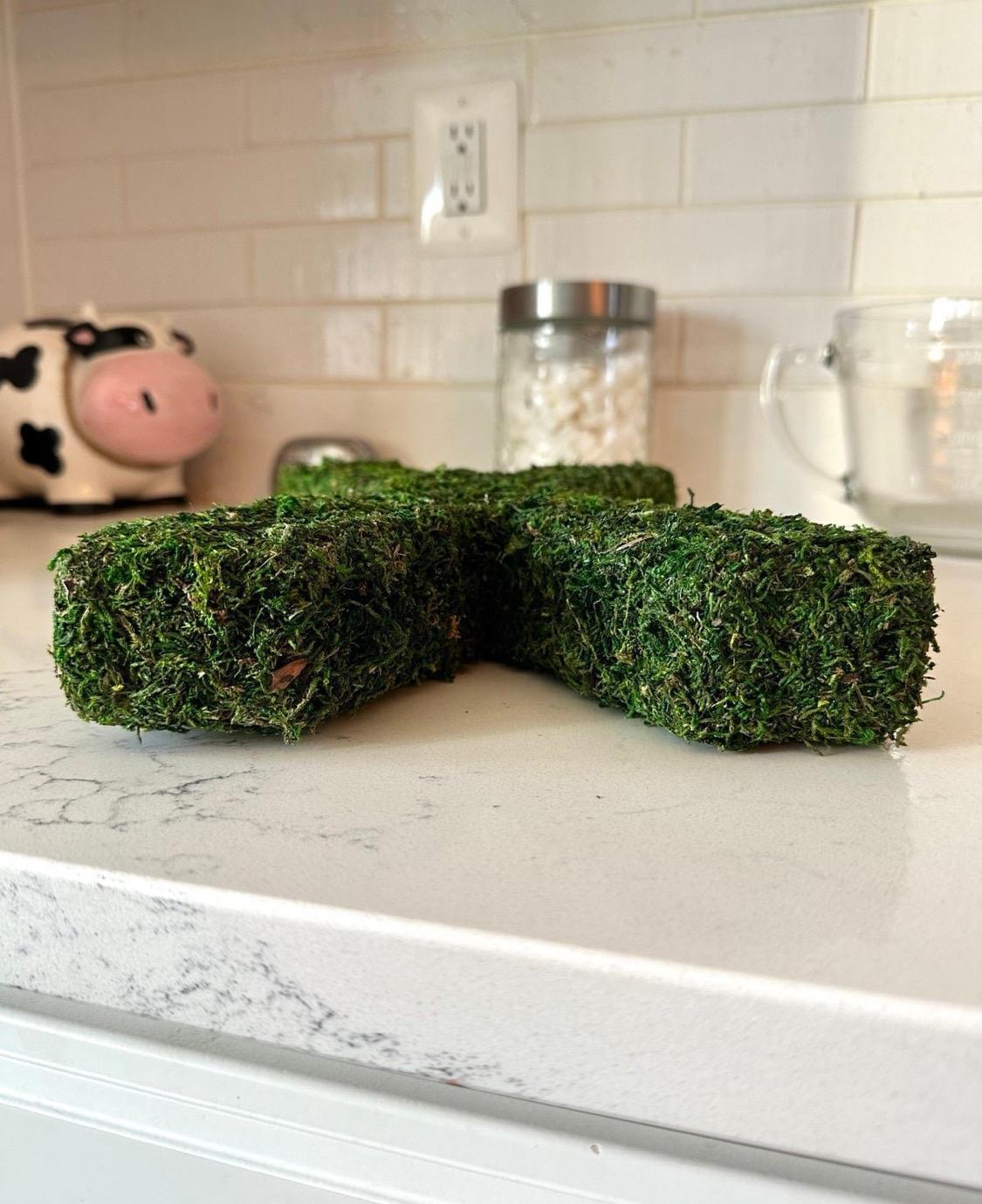 12 Inch Moss Letters Moss Numbers Moss Animals Reindeer Moss Nursery ...