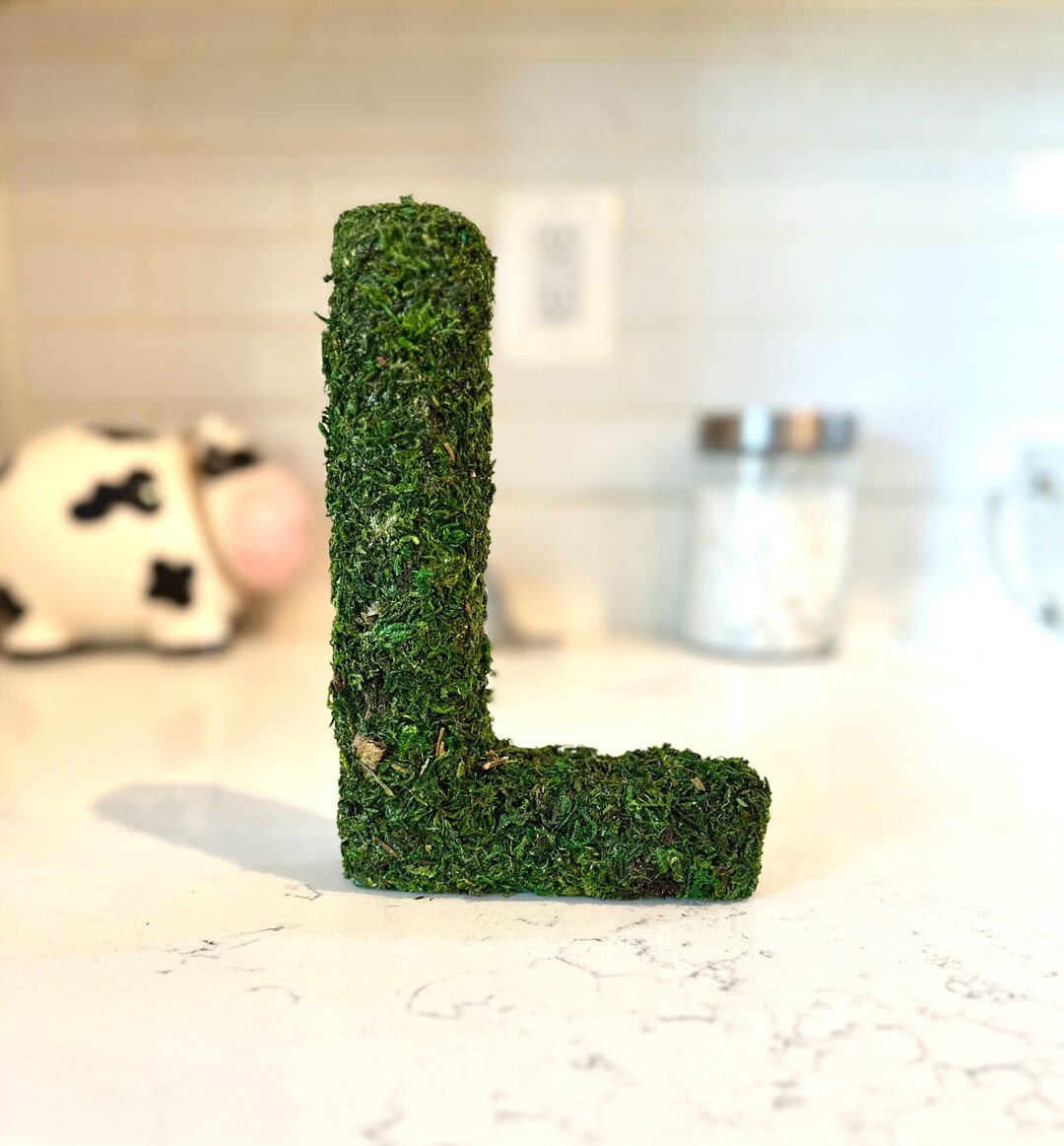 8 Inch Moss Letters Moss Numbers Moss Animals Reindeer Moss Nursery ...
