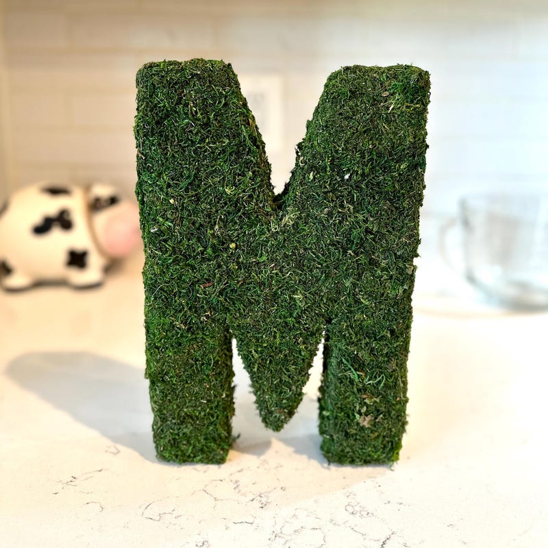 Moss Letters - Etsy