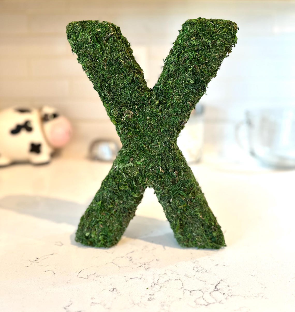 12 Inch Moss Letters Moss Numbers Moss Animals Reindeer Moss Nursery ...