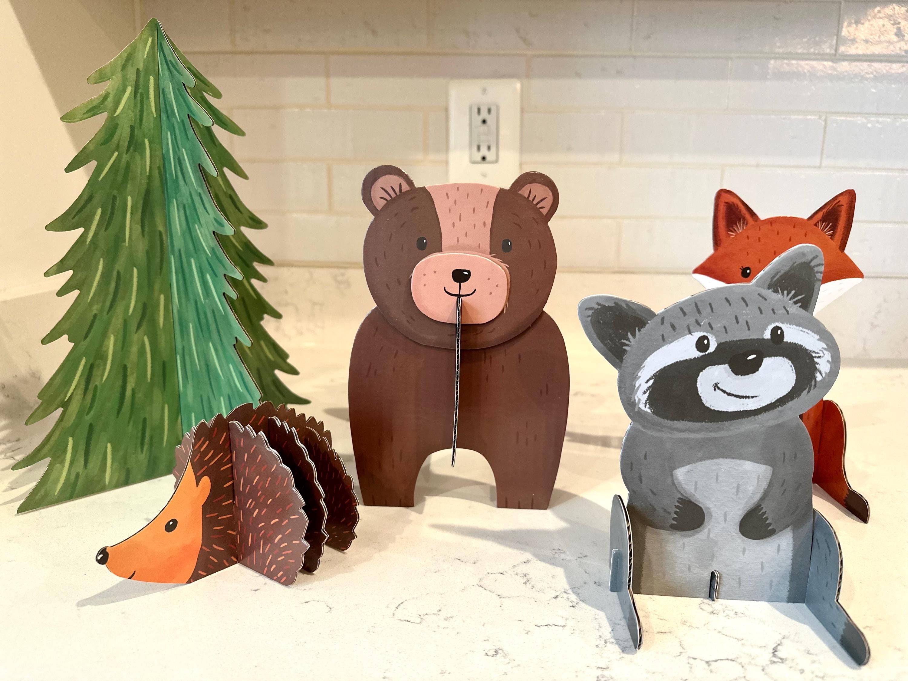 Woodland Animal Table Decor Cute Woodland Creatures Baby Shower ...