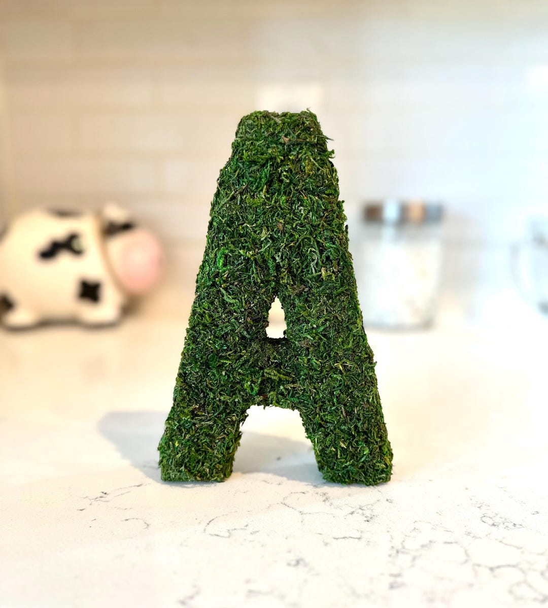 8 Inch Moss Letters Moss Numbers Moss Animals Reindeer Moss Nursery ...