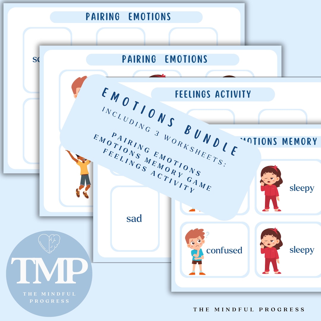 Emotion Bundle, Feelings Activities, Social Emotional Learning, Self ...