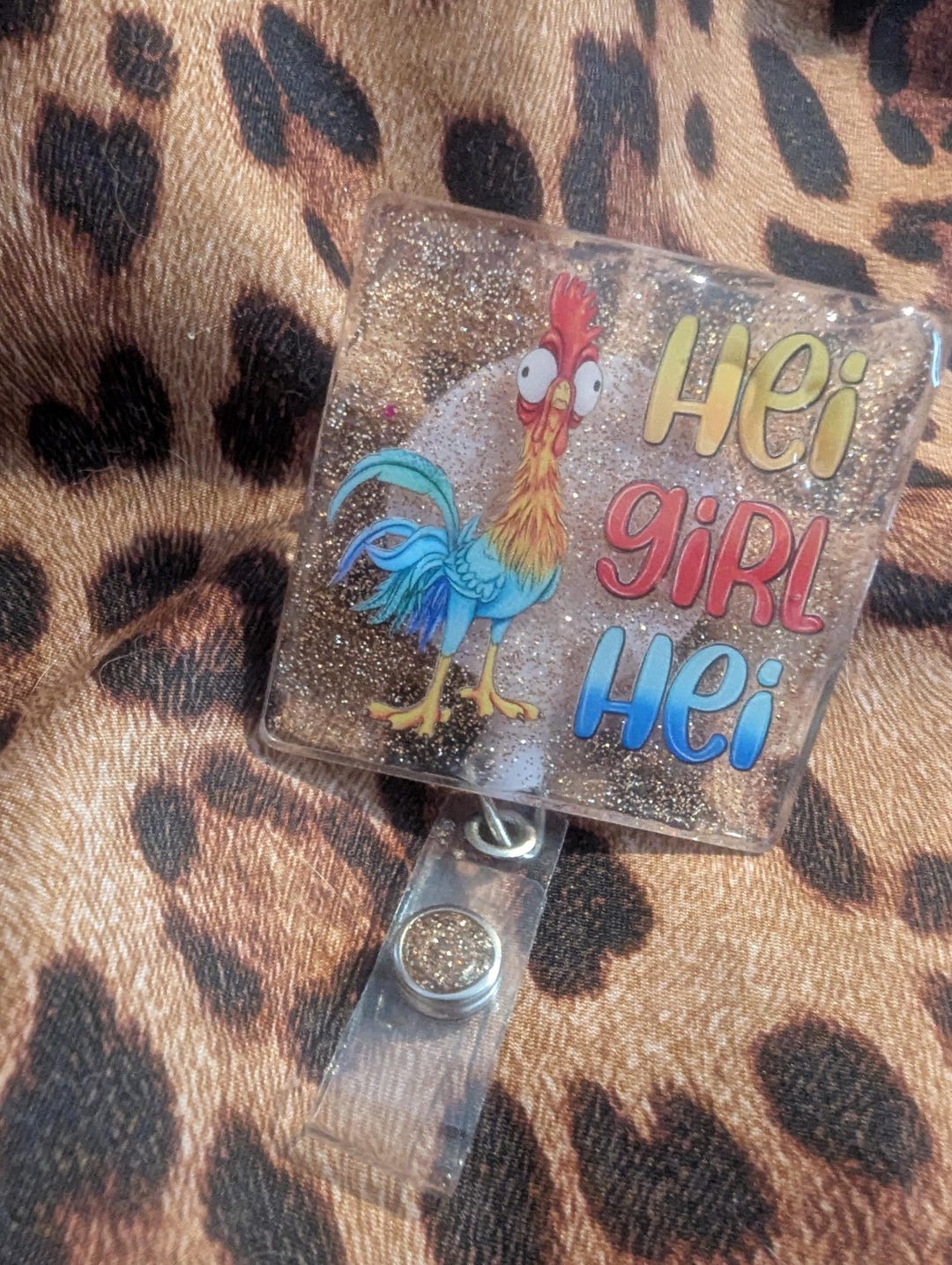 Hei Hei Inspired Badge Reel - Etsy