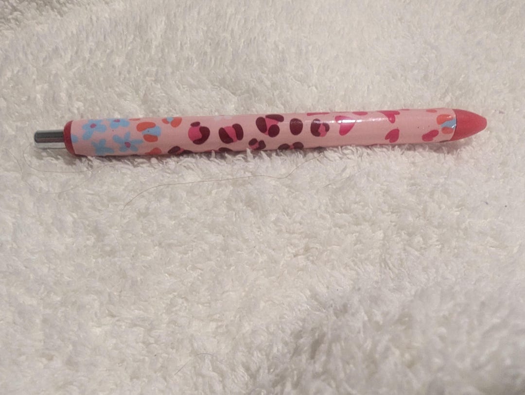 Pink Cheetah Pen - Etsy