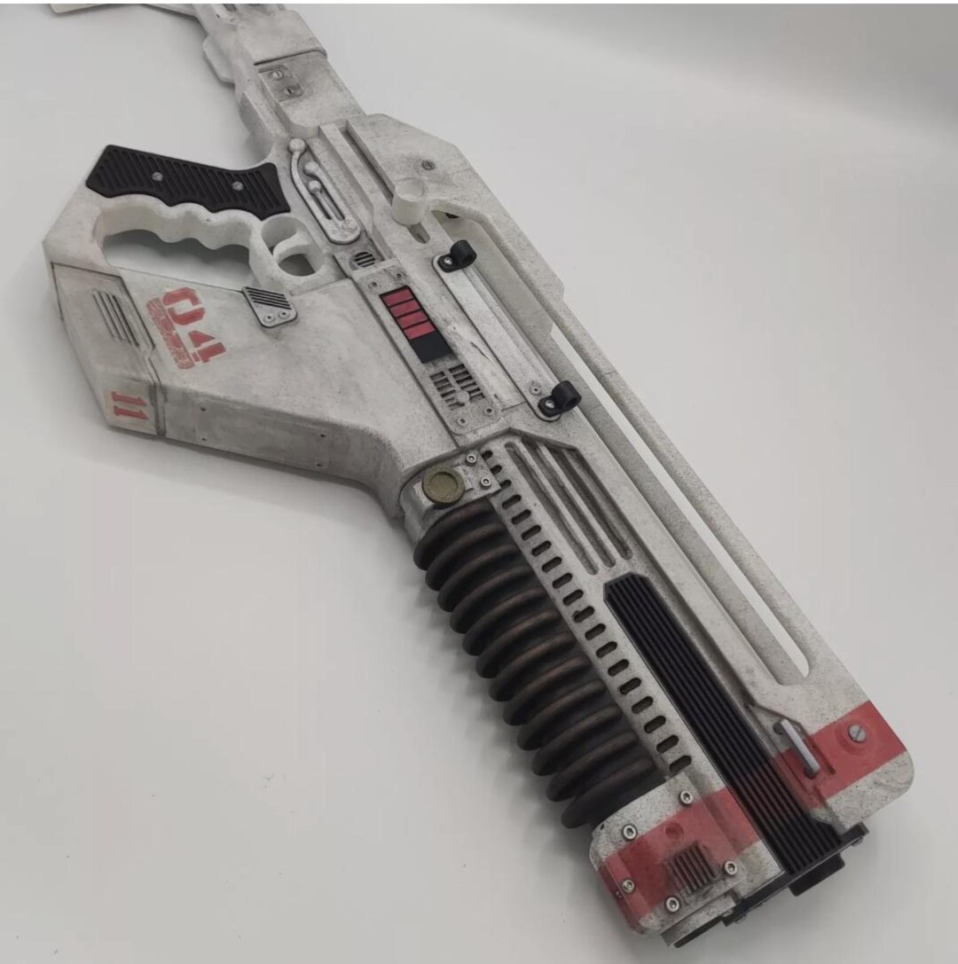 Alien Romulus F44AA Pulse Rifle Prop Kit Movie Scale 3D Print 1:1 Model ...