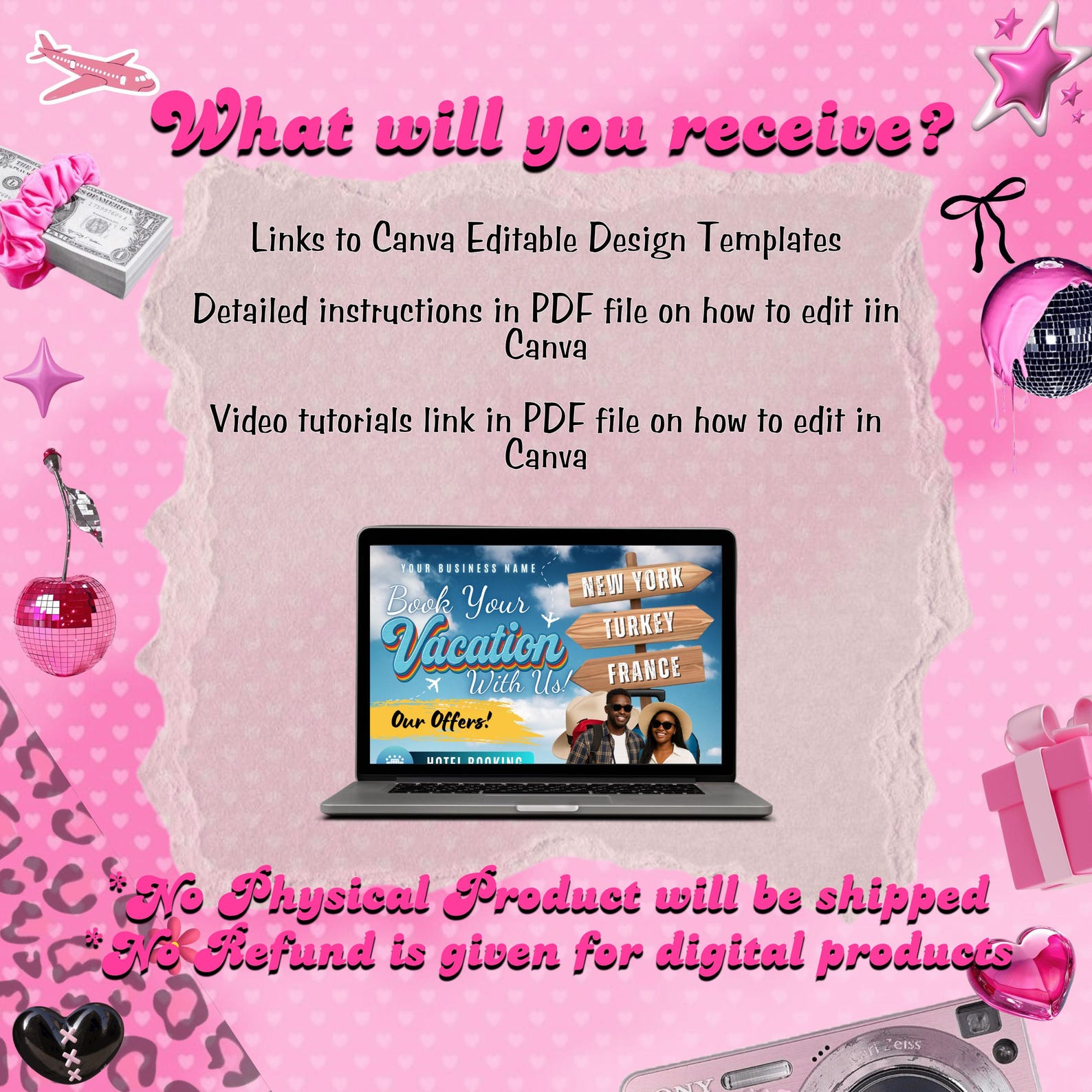 Travel Agent Flyer, DIY E-flyer Template, Travel Flyer, Vacation Flyer ...